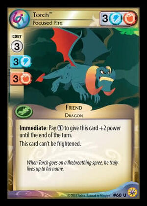 Torch, Focused Fire | My Little Pony Collectible Card Game Wiki | Fandom