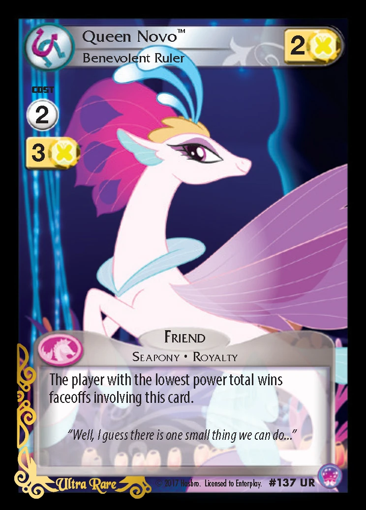 Queen Novo, Benevolent Ruler | My Little Pony Collectible Card Game ...