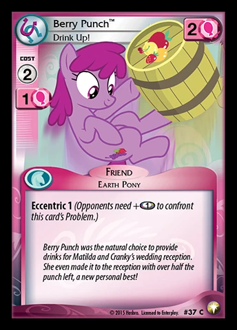 Berry Punch, Drink Up! | My Little Pony Collectible Card Game Wiki | Fandom