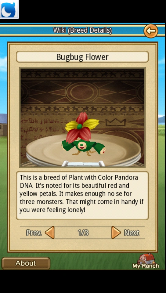 Bugbug Flower | My Monster Rancher Wiki | Fandom