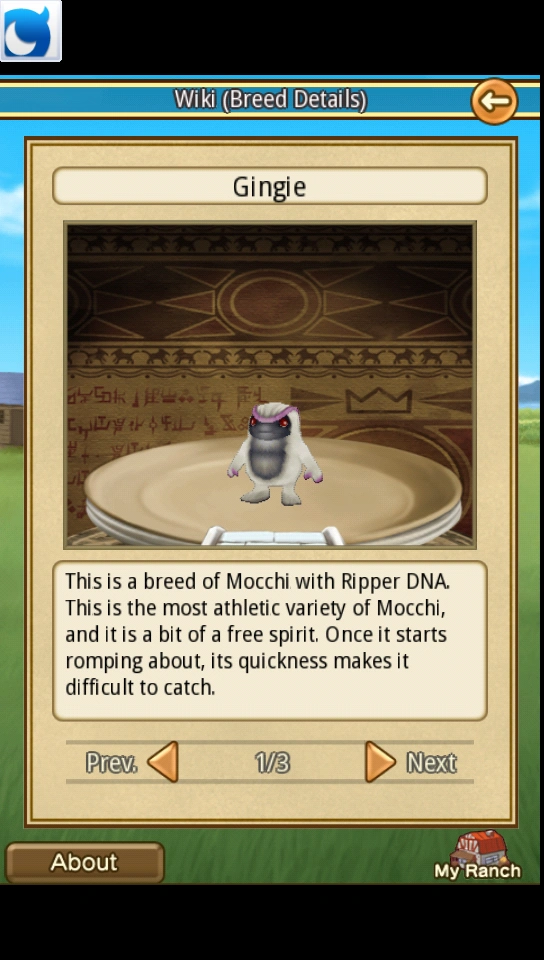 Gingie | My Monster Rancher Wiki | Fandom