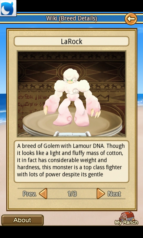 LaRock | My Monster Rancher Wiki | Fandom