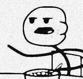 Cereal Guy Stick Figure Spitting