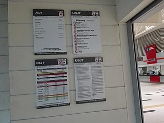 USJ7 LRT station | RapidKL Wiki | Fandom