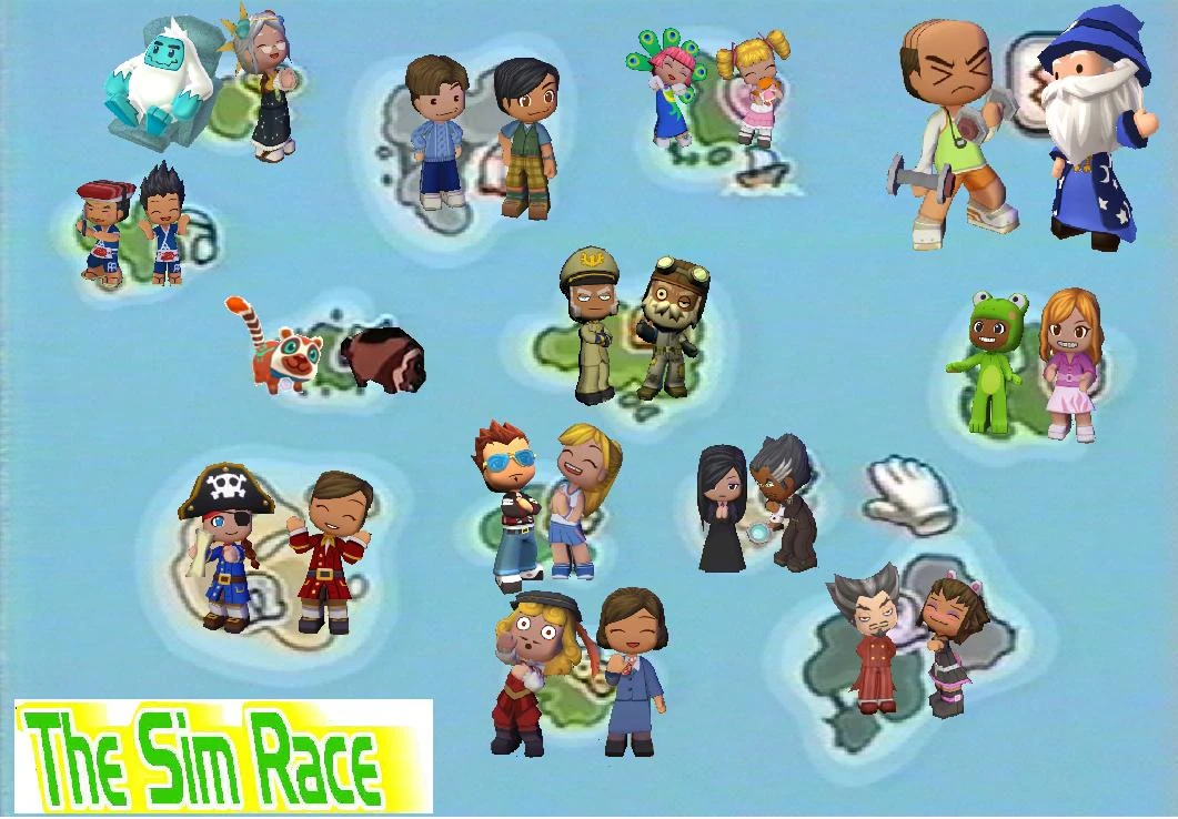 User blog:Wii maniac/Purty Banner for The Sim Race | MySims Wiki | Fandom