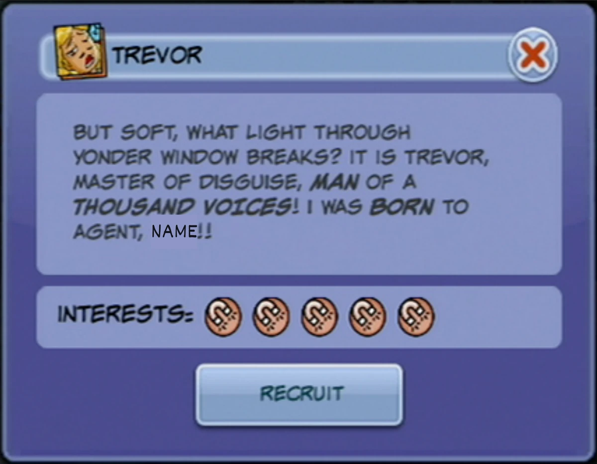 Trevor Verily (MySims Agents) | MySims Wiki | Fandom