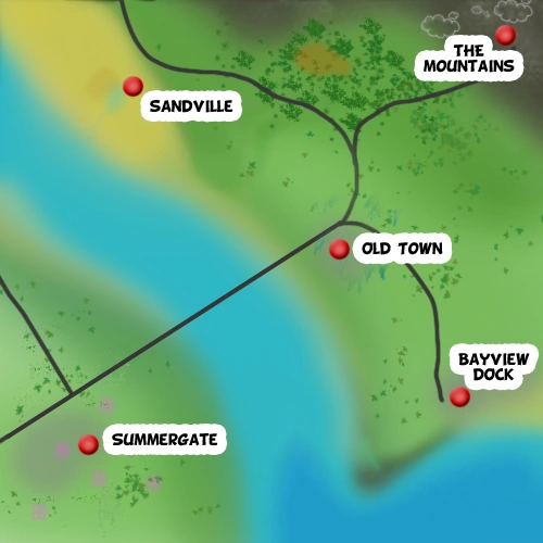 Map (MySims Townies DS) | My Sims Fanon | Fandom