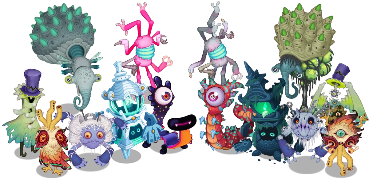 Paironormal Monsters | My Singing Monsters Wiki | Fandom