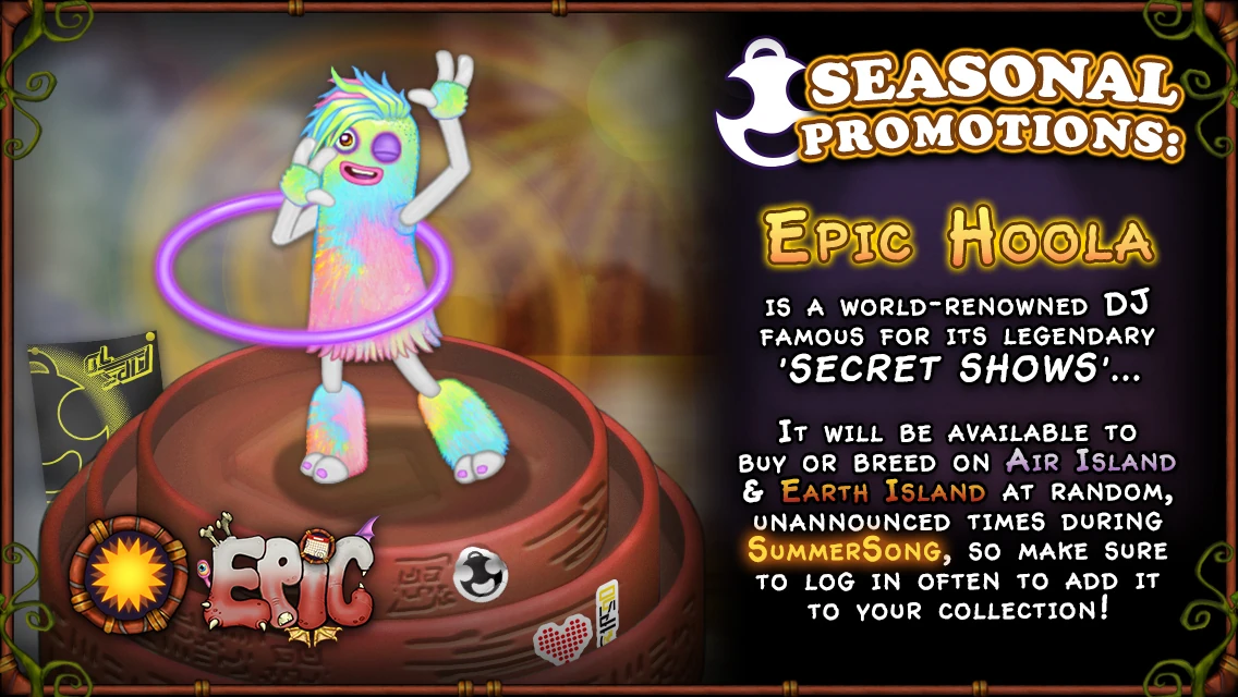 Epic Hoola | My Singing Monsters Wiki | Fandom