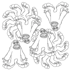 my singing monsters island coloring pages