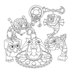 noggin coloring pages