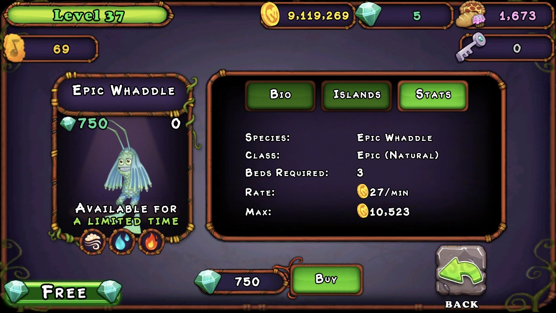 Epic Whaddle | My Singing Monsters Wiki | Fandom