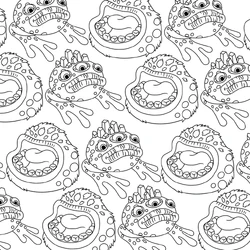 my singing monsters free coloring pages