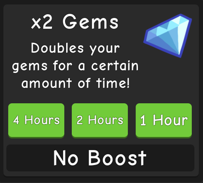 X2 Gem Boost | Mystery Clickerss Wiki | Fandom