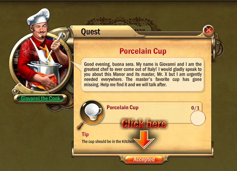 Kitchen Quests | Mystery Manor on Facebook Wiki | Fandom