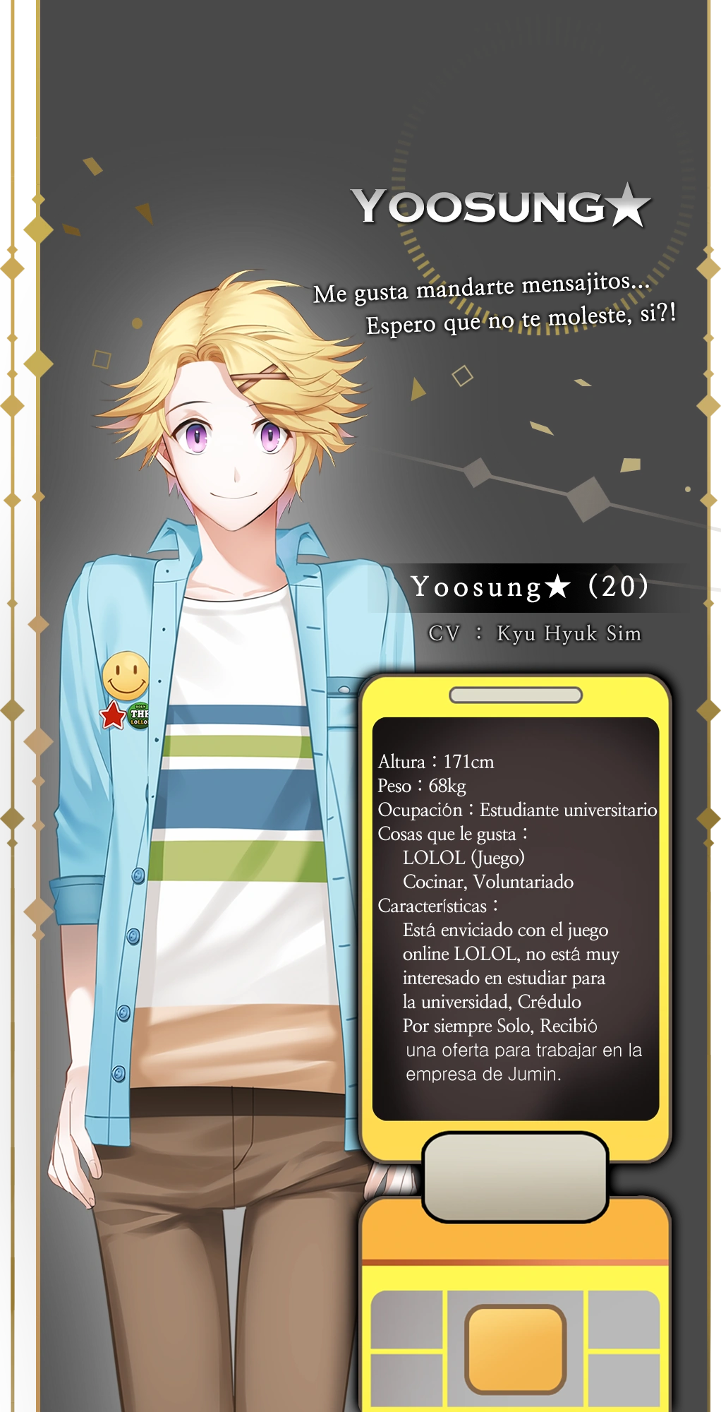 Yoosung | Wikia Mystic Messenger | Fandom