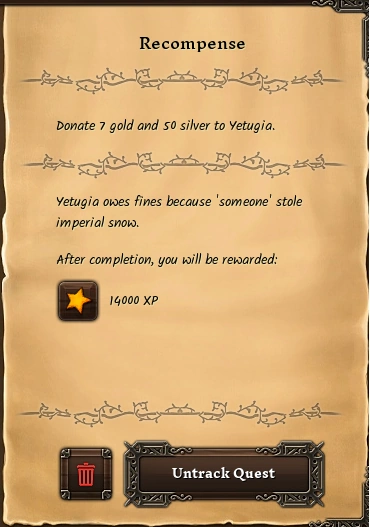 Recompense | Villagers and Heroes Reborn – Wiki | Fandom