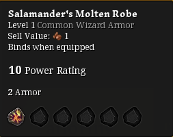 Salamander's Molten Robe | Villagers and Heroes Reborn – Wiki | Fandom