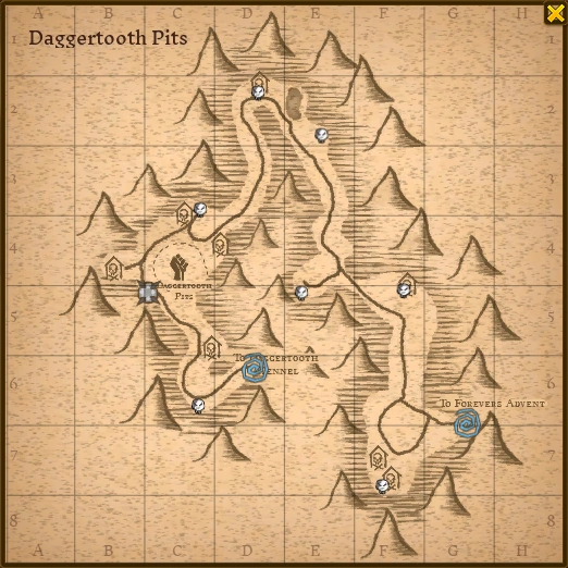 Daggertooth Pits Bounties | Villagers and Heroes Reborn – Wiki | Fandom