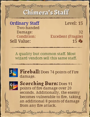 Chimera's Staff | Villagers and Heroes Reborn – Wiki | Fandom