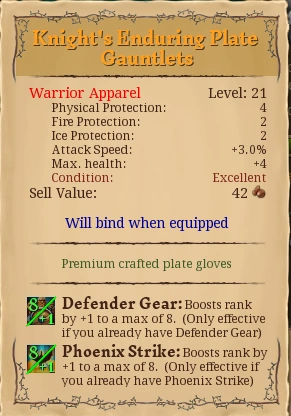 Knight's Enduring Plate Gauntlets | Villagers and Heroes Reborn – Wiki ...