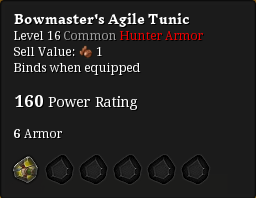 Bowmaster’s Agile Tunic | Villagers and Heroes Reborn – Wiki | Fandom