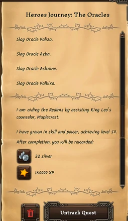 Heroes Journey: The Oracles | Villagers and Heroes Reborn – Wiki | Fandom