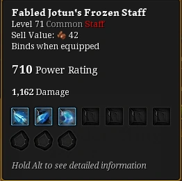 Fabled Jotun's Frozen Staff | Villagers and Heroes Reborn – Wiki | Fandom