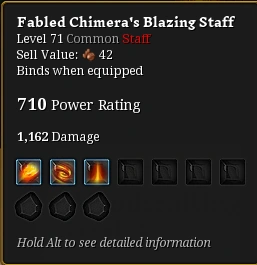 Fabled Chimera's Blazing Staff | Villagers and Heroes Reborn – Wiki ...