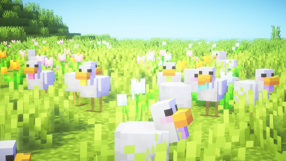Rainbow Chickens | Mystic's Biomes Wiki | Fandom