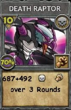 Death Raptor | Myth Ashen Nerco Nature Mighty Wyvern Wiki | Fandom