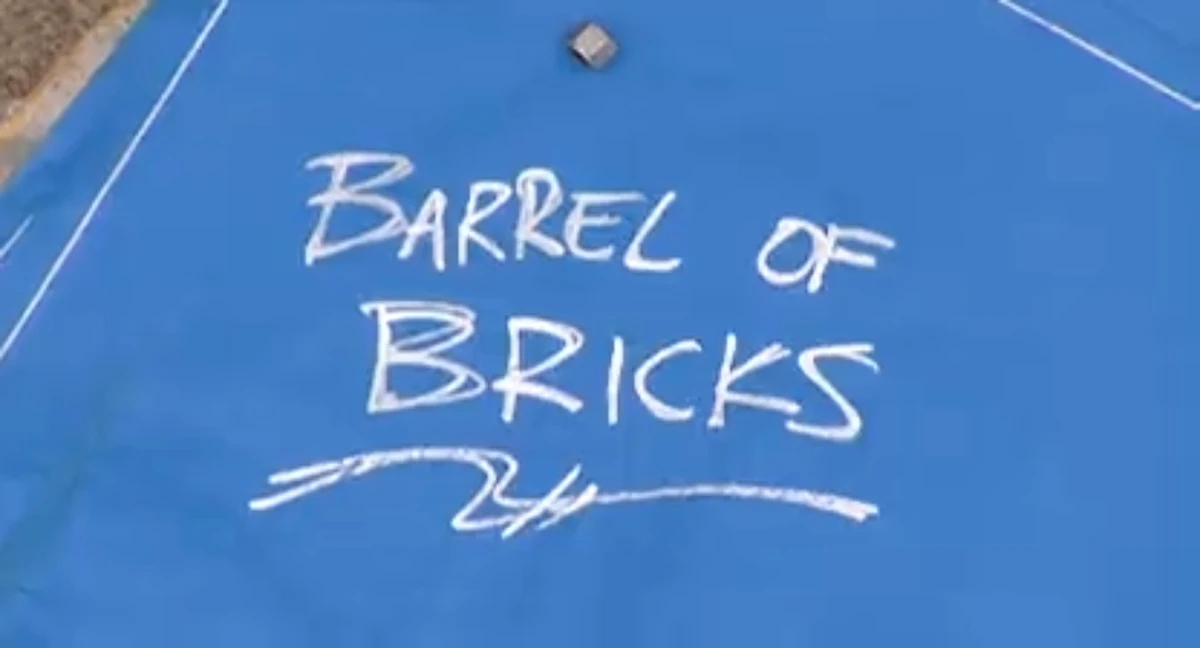 Barrel of Bricks (Episode)/Gallery | Mythbusters Wiki | Fandom