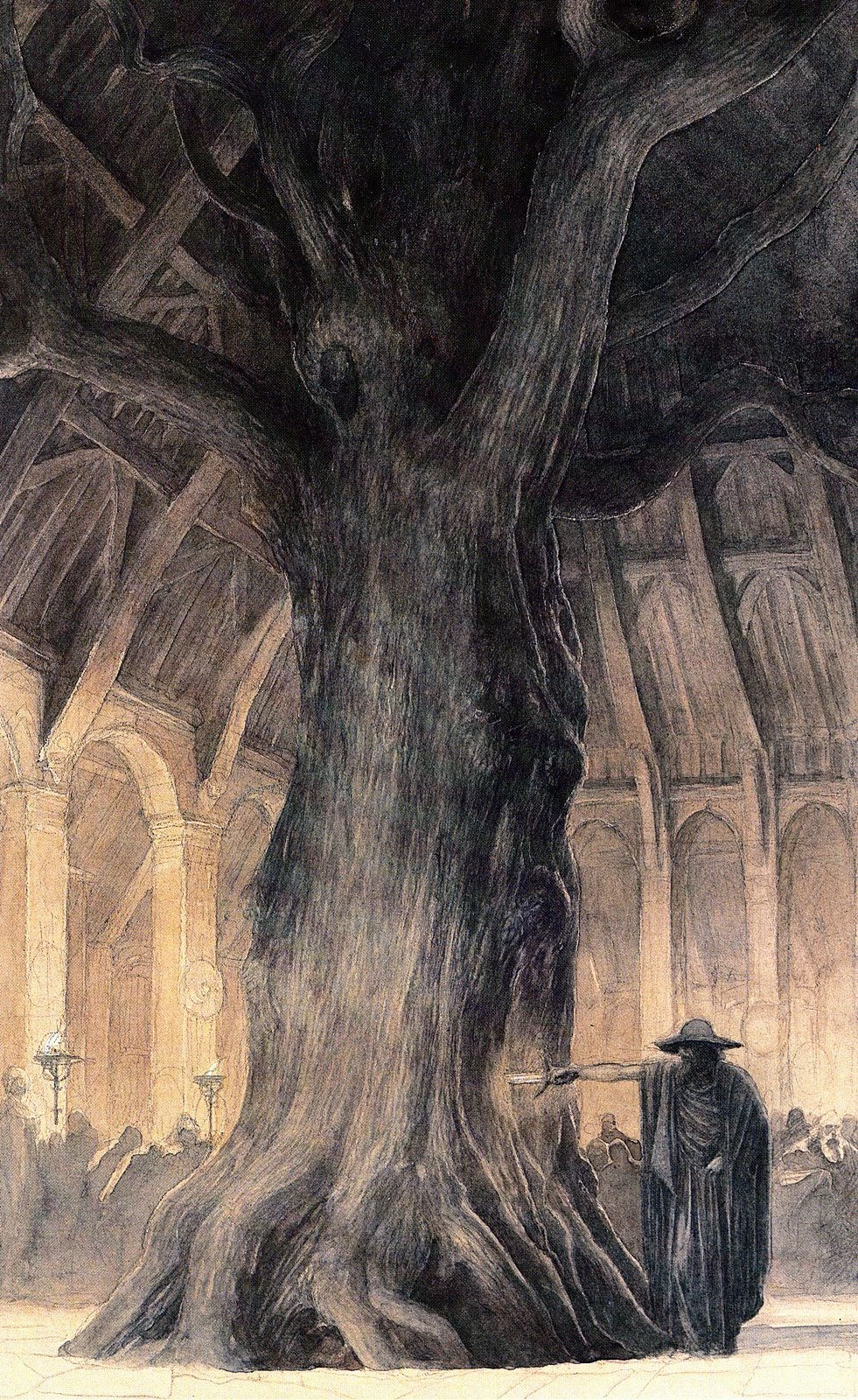 Alan Lee Gondor White Tree