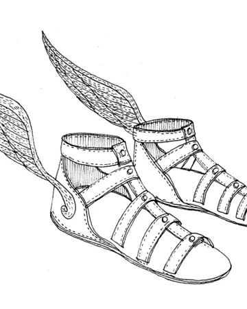 Winged Shoes Greek Mythology