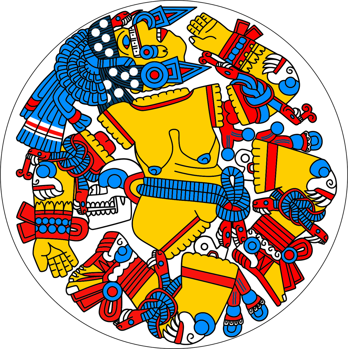 Coyolxāuhqui (Coyolxauhqui) | Myth and Folklore Wiki | Fandom