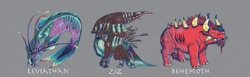 ziz behemoth leviathan