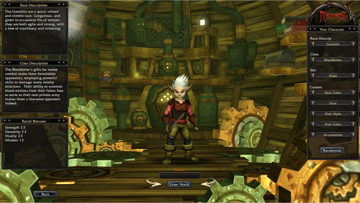 Character Creation | Mythos Wiki | Fandom