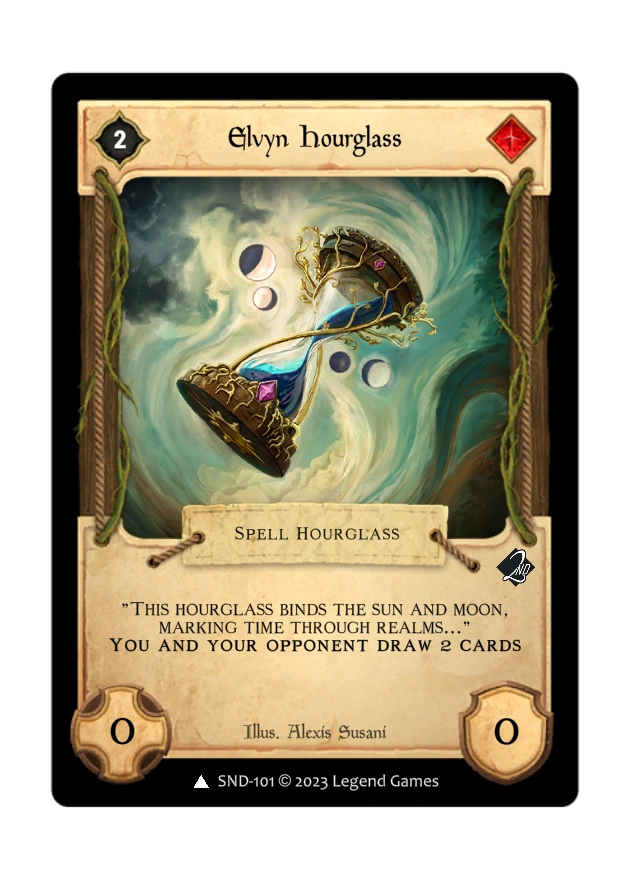 Elvyn Hourglass | Mythrel Trading Card Game Wiki | Fandom