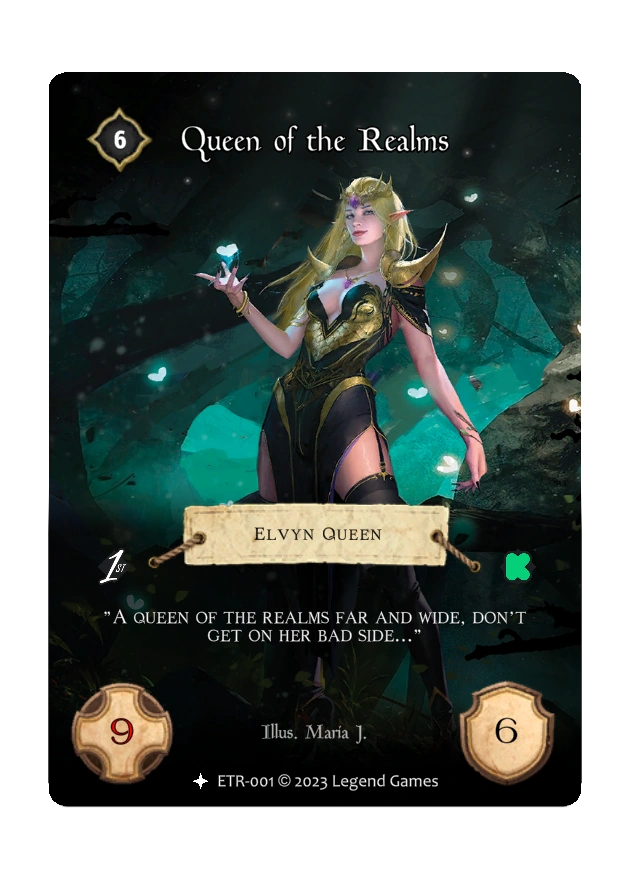 Queen of the Realms | Mythrel Trading Card Game Wiki | Fandom