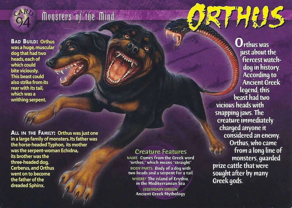 Orthrus | Myths in Media Wiki | Fandom