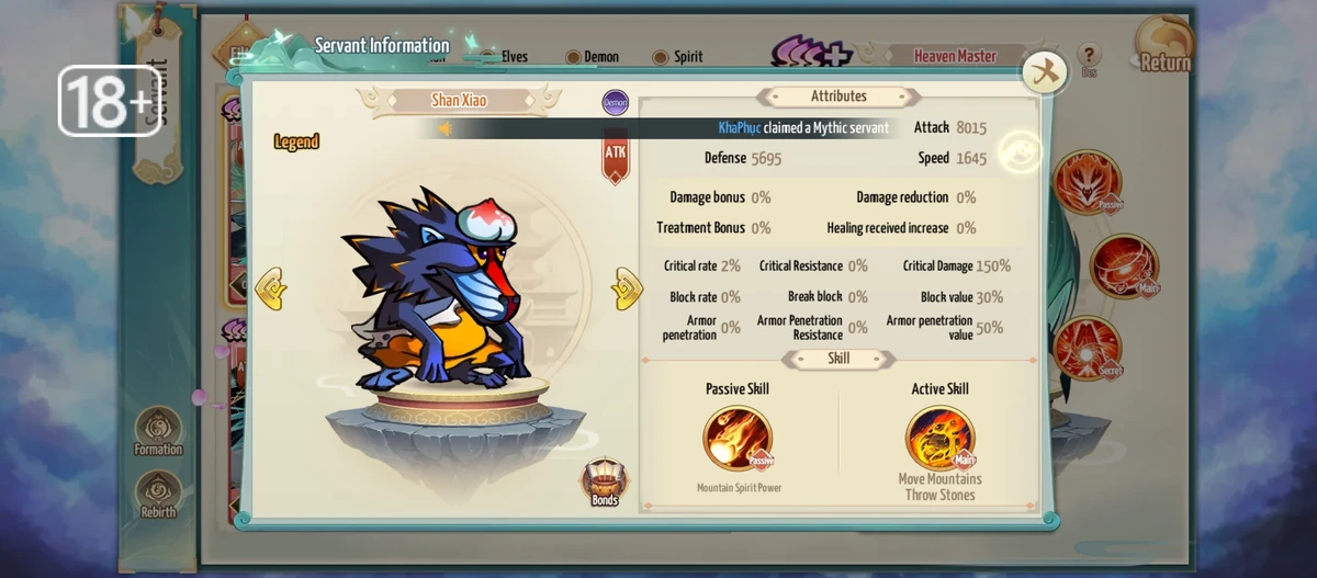 Shan Xiao | Myths in Media Wiki | Fandom