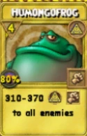 Humongofrog (spell) | Myth Wizard Wiki | Fandom
