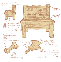 Simple desk portia store