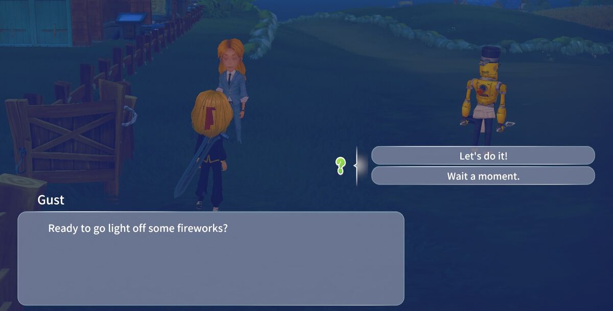 Fireworks With Gust My Time At Portia Wiki Fandom