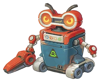 Disgruntled Clean-o-bot | My Time at Sandrock Wiki | Fandom