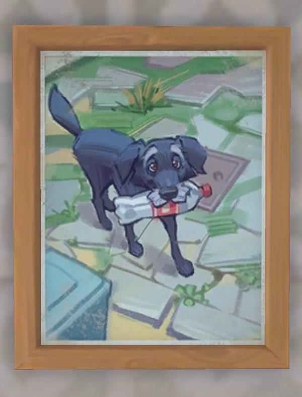 Masterpiece: Dog with Bottle | My Time at Sandrock Wiki | Fandom