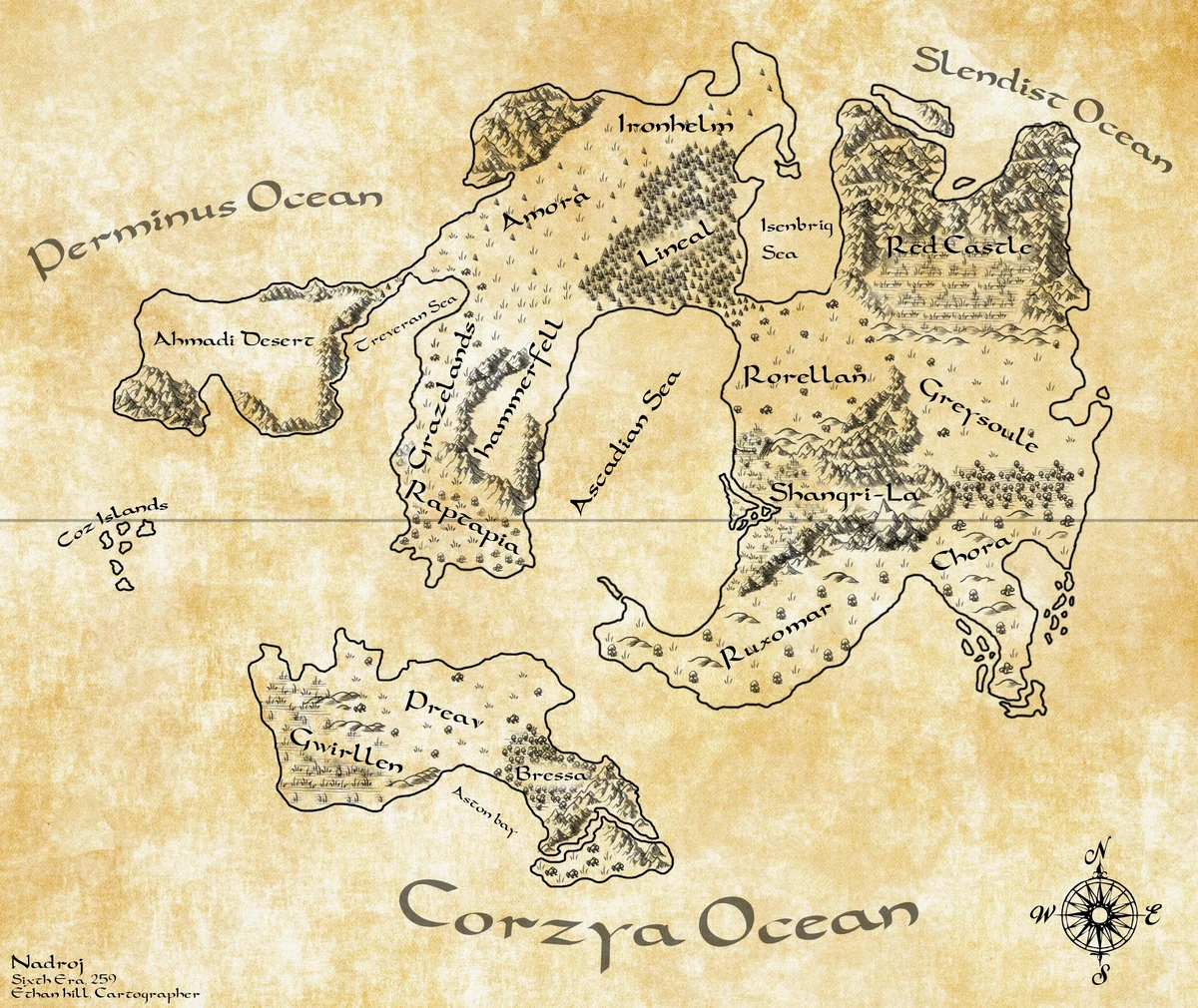 Map of Nadroj | DnD World of Nadroj Wiki | Fandom