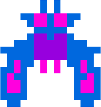 Galaga Ship Sprites