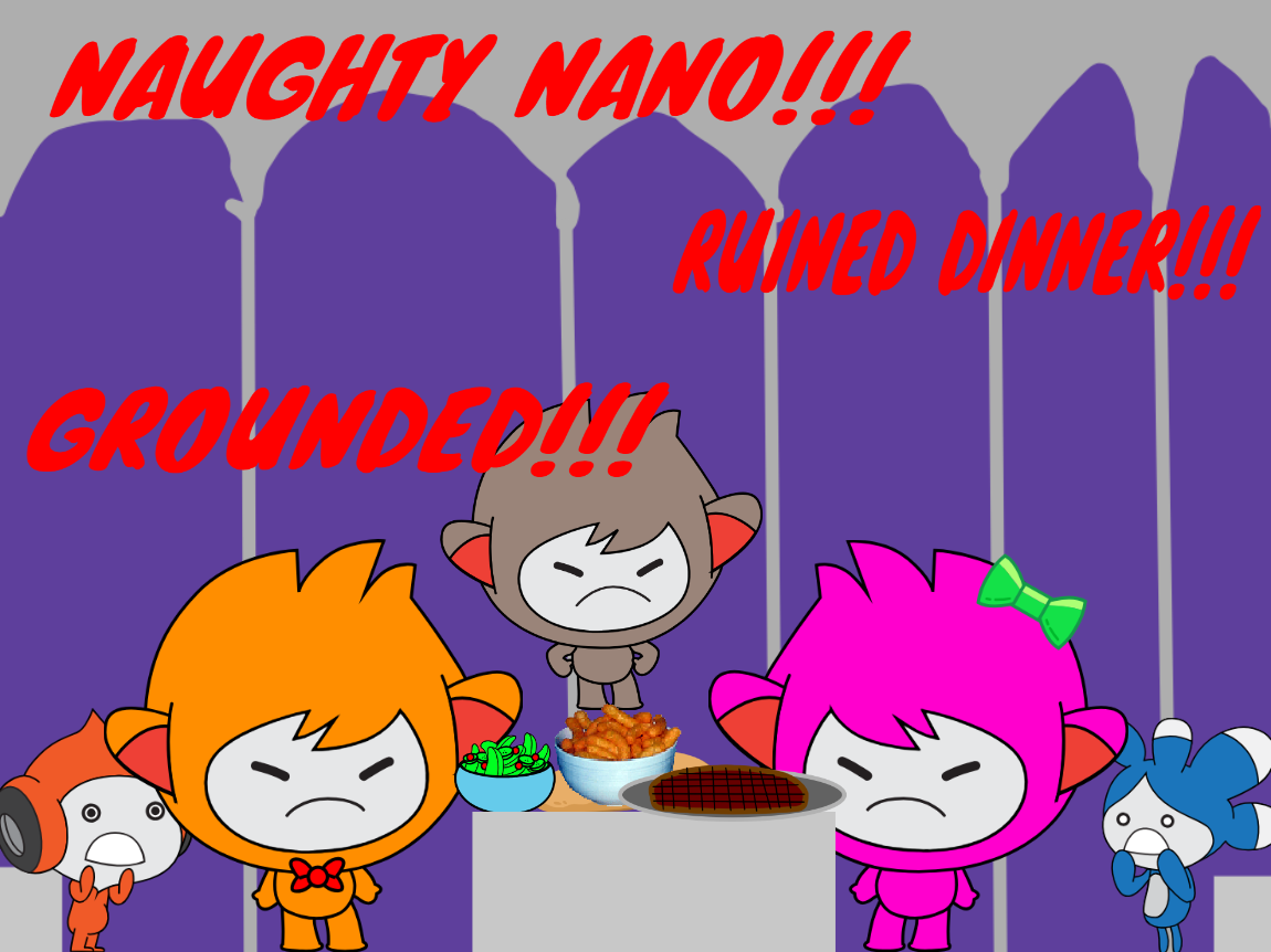 Nano Misbehaves At Dinner And Gets Grounded Nano Gets Grounded Wiki
