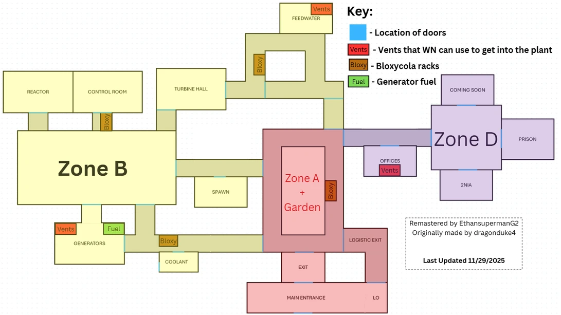 Locations | Naramo Nuclear Plant V2 Wiki | Fandom